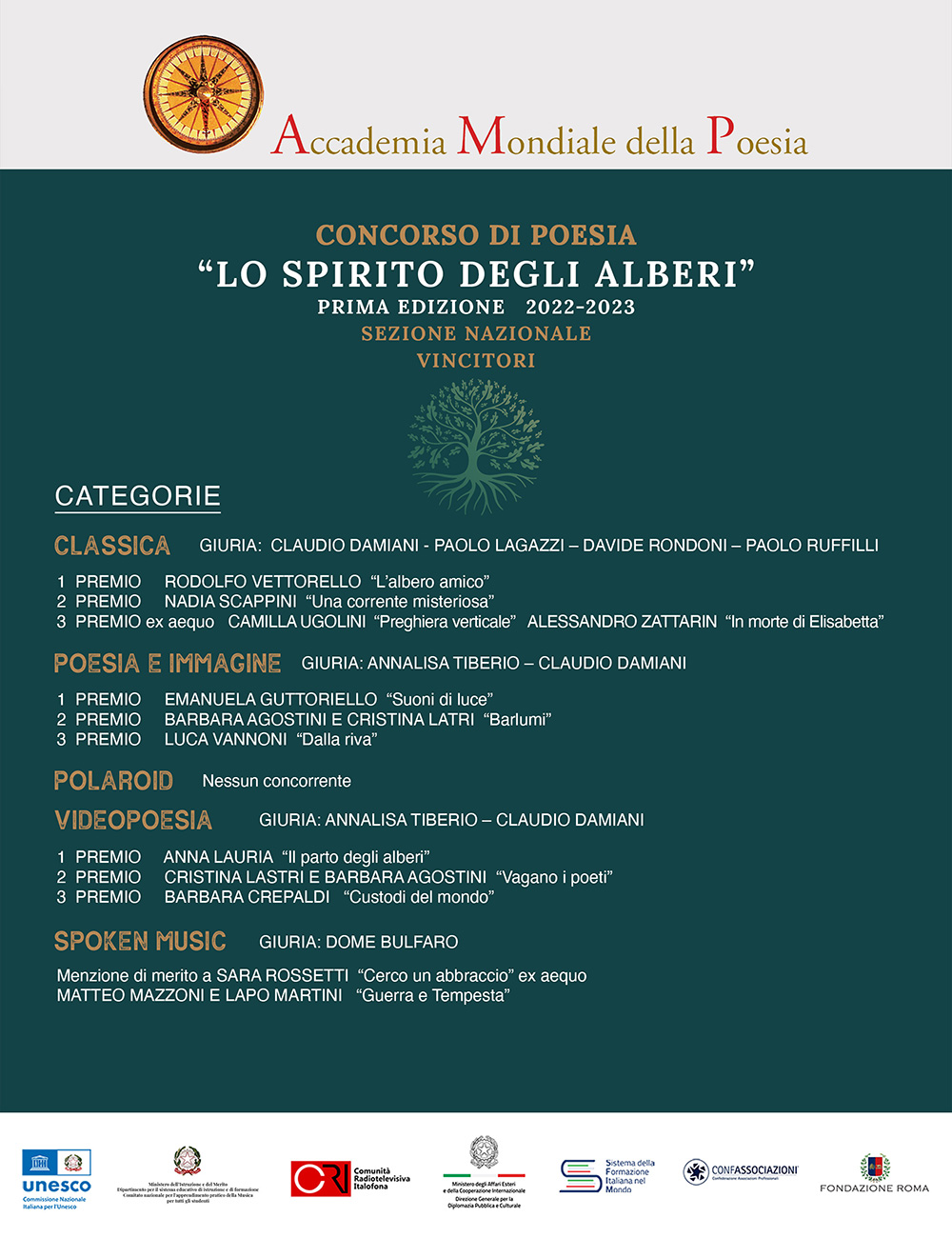 “LO SPIRITO DEGLI ALBERI: PRIMA EDIZIONE” - Confassociazioni